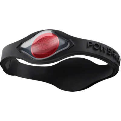 Black Collection: Black with Black Lettering & Red Hologram - Power Balance