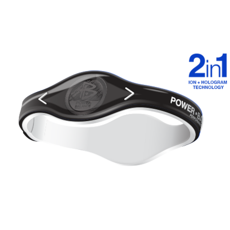 Black Collection: Black with Black Lettering & Red Hologram - Power Balance